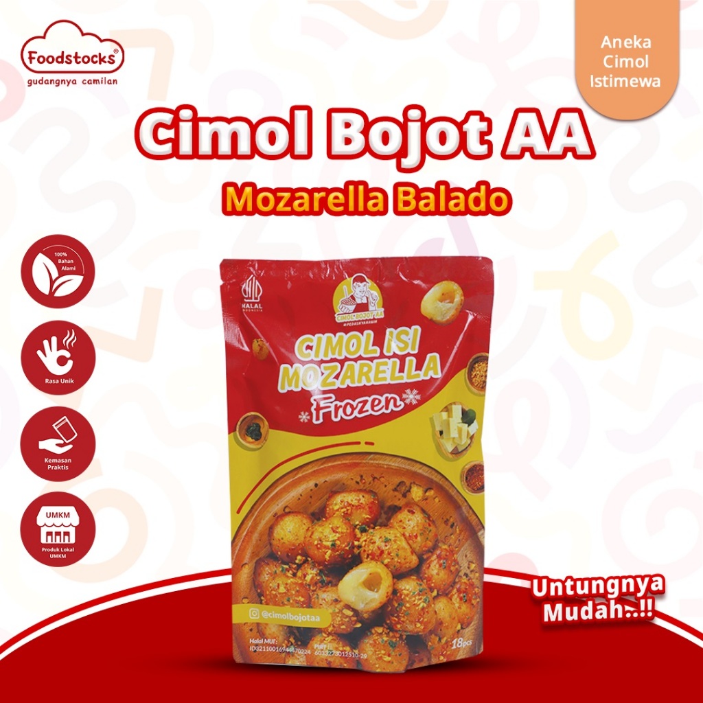 Jual Cimol Bojot Aa Mozarella Balado | Shopee Indonesia