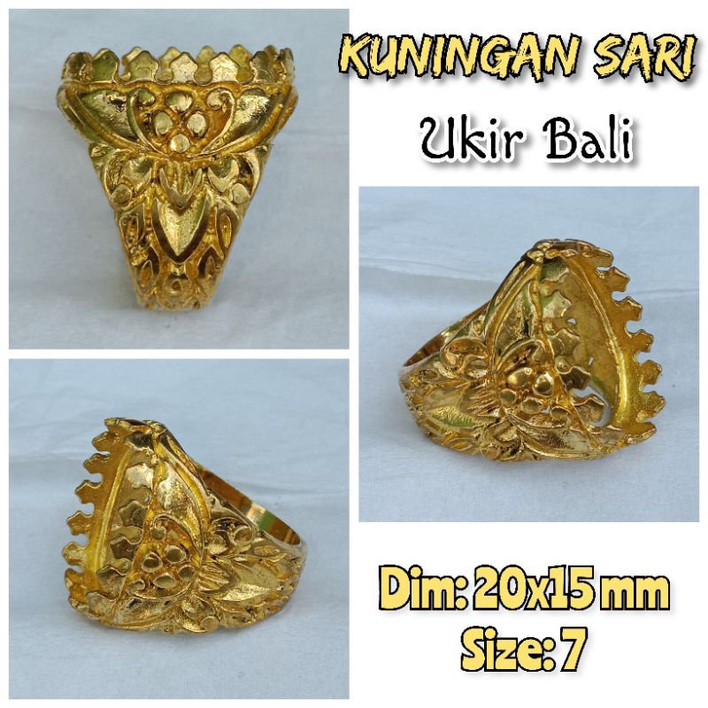 Jual emban batu akik dan permata Kuningan sari.30 | Shopee Indonesia