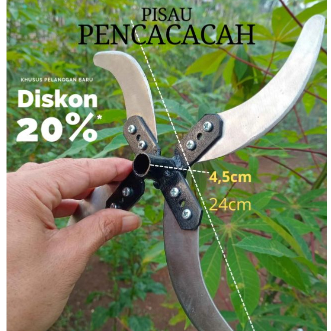 Jual Pisau copper pencacah daun sayuran dan rumput multi fungsi super ...