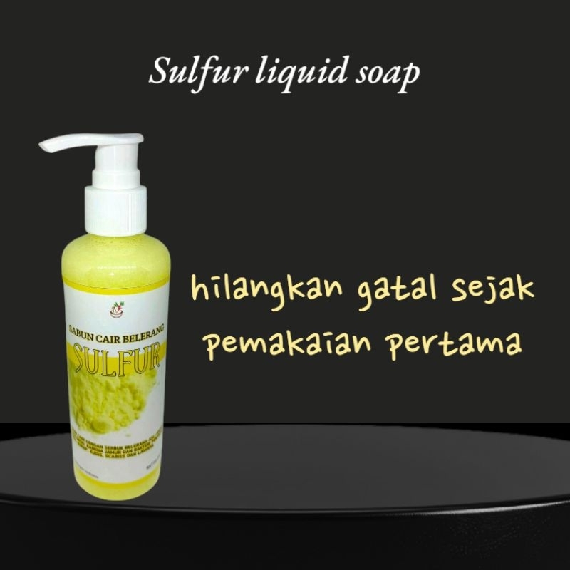 Jual Sabun Cair Belerang 250ml untuk gatal panu kudis kurap scabies ...