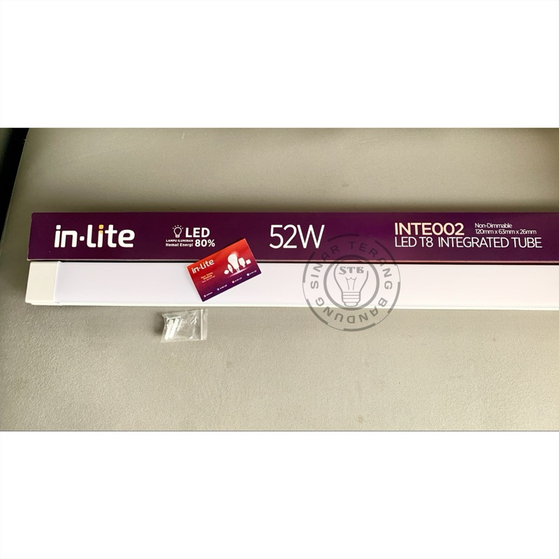 Jual LAMPU LED T8 INTEGRATED INLITE OPAL 52W 52 WATT 120CM 120 CM ...