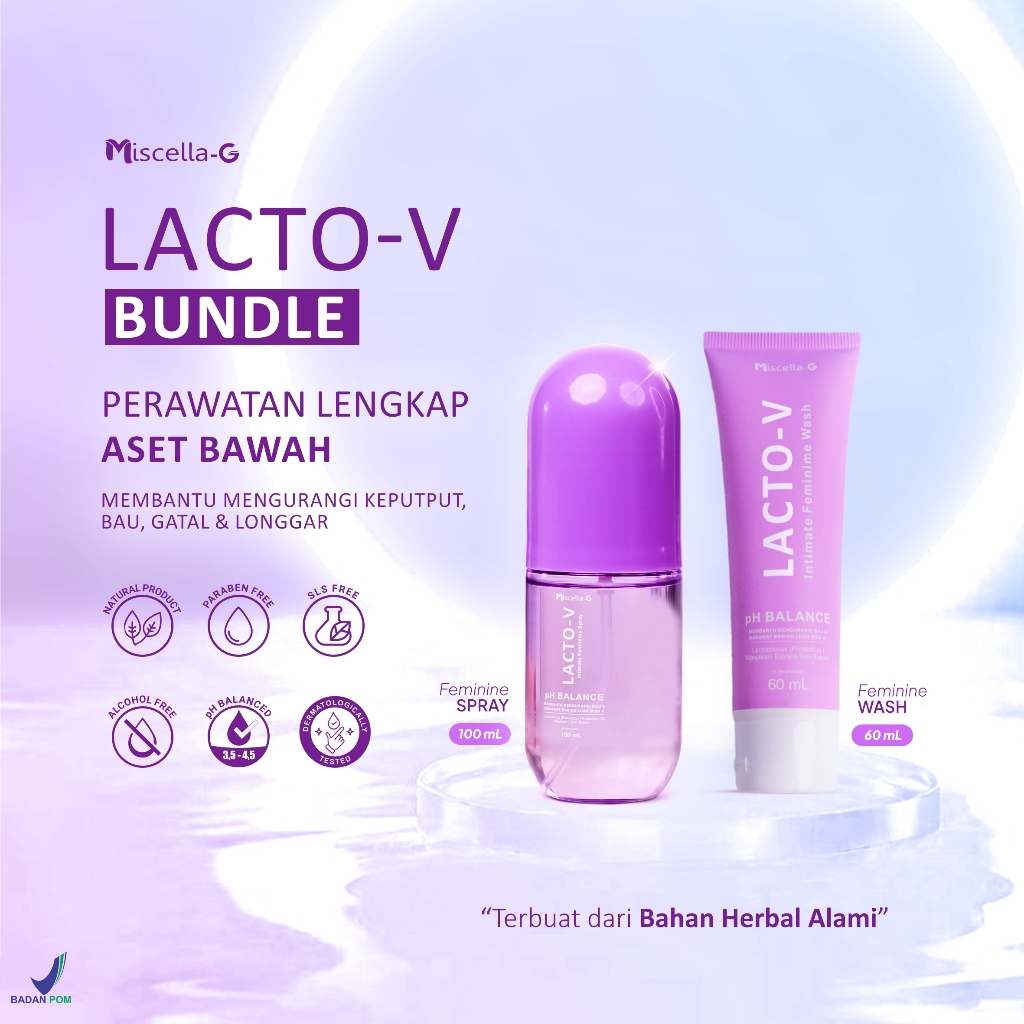 Jual LACTO-V Perawatan Miss V SPRAY 100ml | Shopee Indonesia
