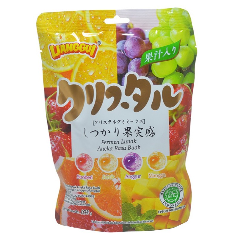 Jual LIANGGUI ASST FRUIT CANDY 108 G | Shopee Indonesia