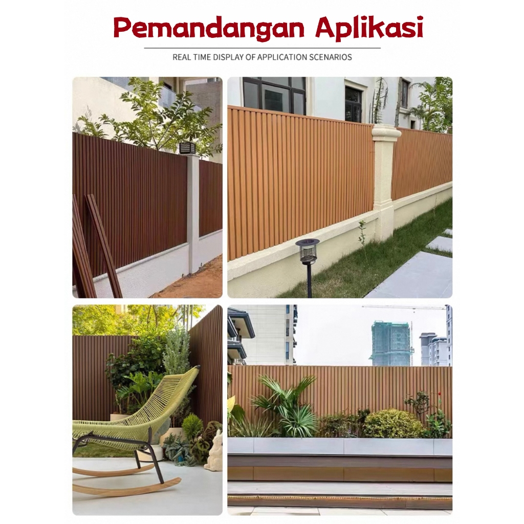 Jual WALL WPC WOOD PANEL WALLPANEL WPC PVC KAYU DINDING UKURAN 2,9 ...