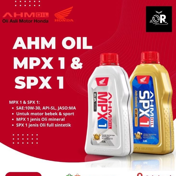 Jual 𝗔𝗛𝗠 𝗢𝗜𝗟 𝗠𝗣𝗫 𝟭 & 𝗦𝗣𝗫 𝟭 | 𝟬,𝟴 𝗟 | 𝗣𝗥𝗘𝗠𝗜𝗨𝗠 | 𝗢𝗟𝗜 𝗨𝗡𝗧𝗨𝗞 𝗠𝗢𝗧𝗢𝗥 𝗦𝗣𝗢𝗥𝗧 ...
