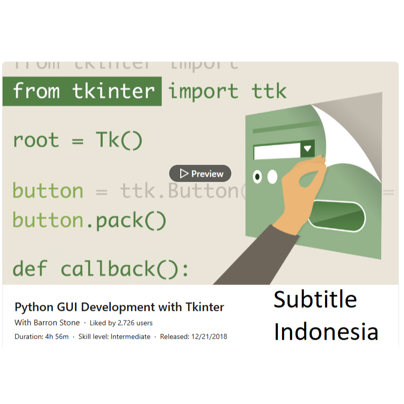 Jual Course Python GUI Development with Tkinter | Shopee Indonesia
