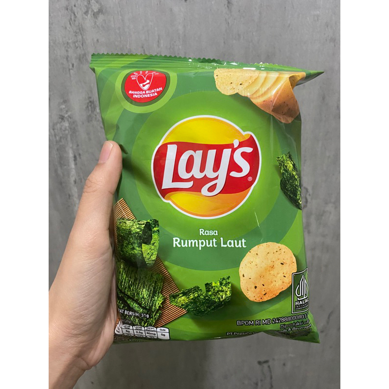 Jual LAYS RUMPUT LAUT FLAVOUR 31 GRAM | Shopee Indonesia