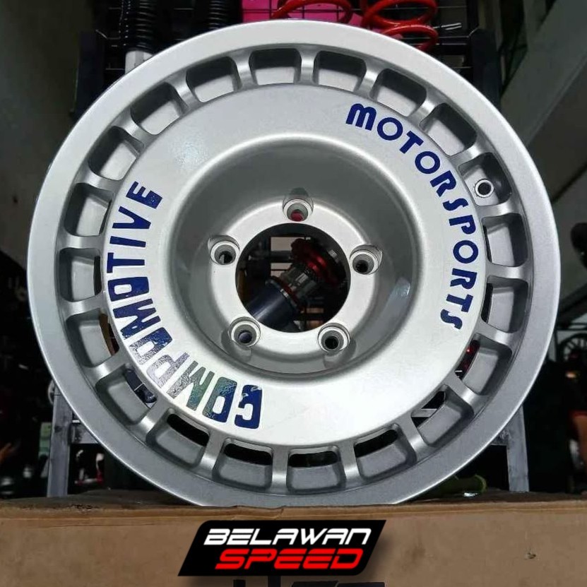 Jual VELG MOBIL RING 15 HSR RL COMPOMOTIVE Black For ESCUDO JIMNY ...