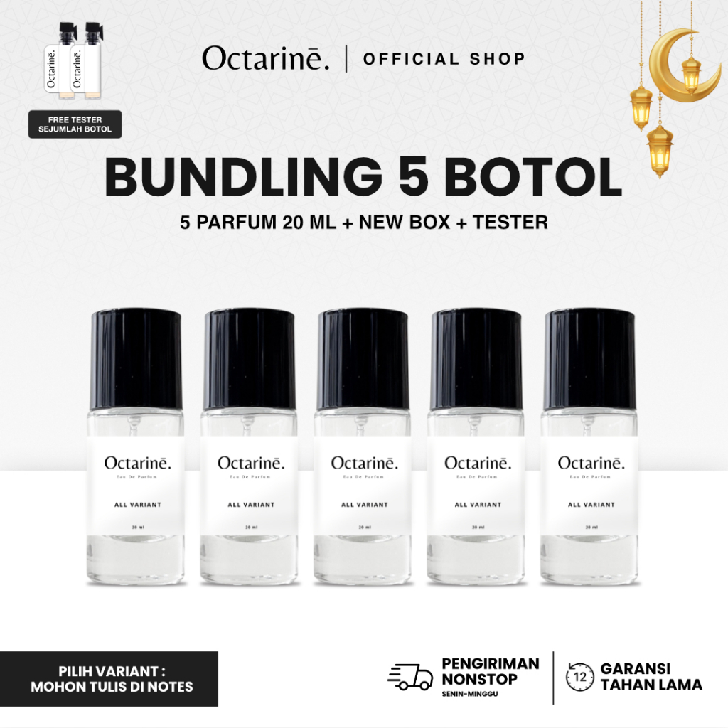 Jual Octarine - PROMO Bundling 5 Botol Parfum 20ml Bebas Pilih Variant | Shopee Indonesia