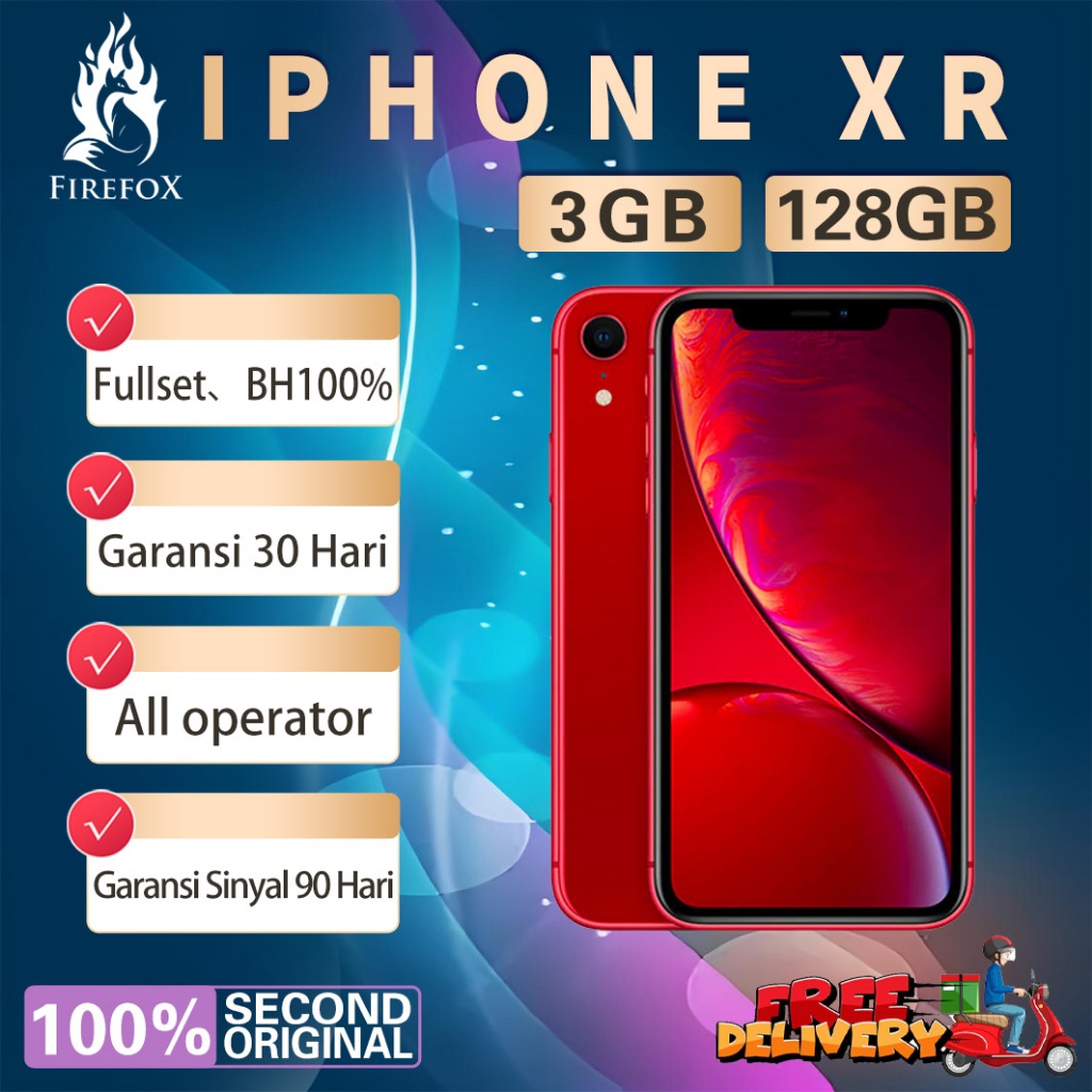 Jual iPhone XR 128GB Second BEKAS ORIGINAL100% INTER 6.1"OLED-Ori FULLSET Mulus Like New ...
