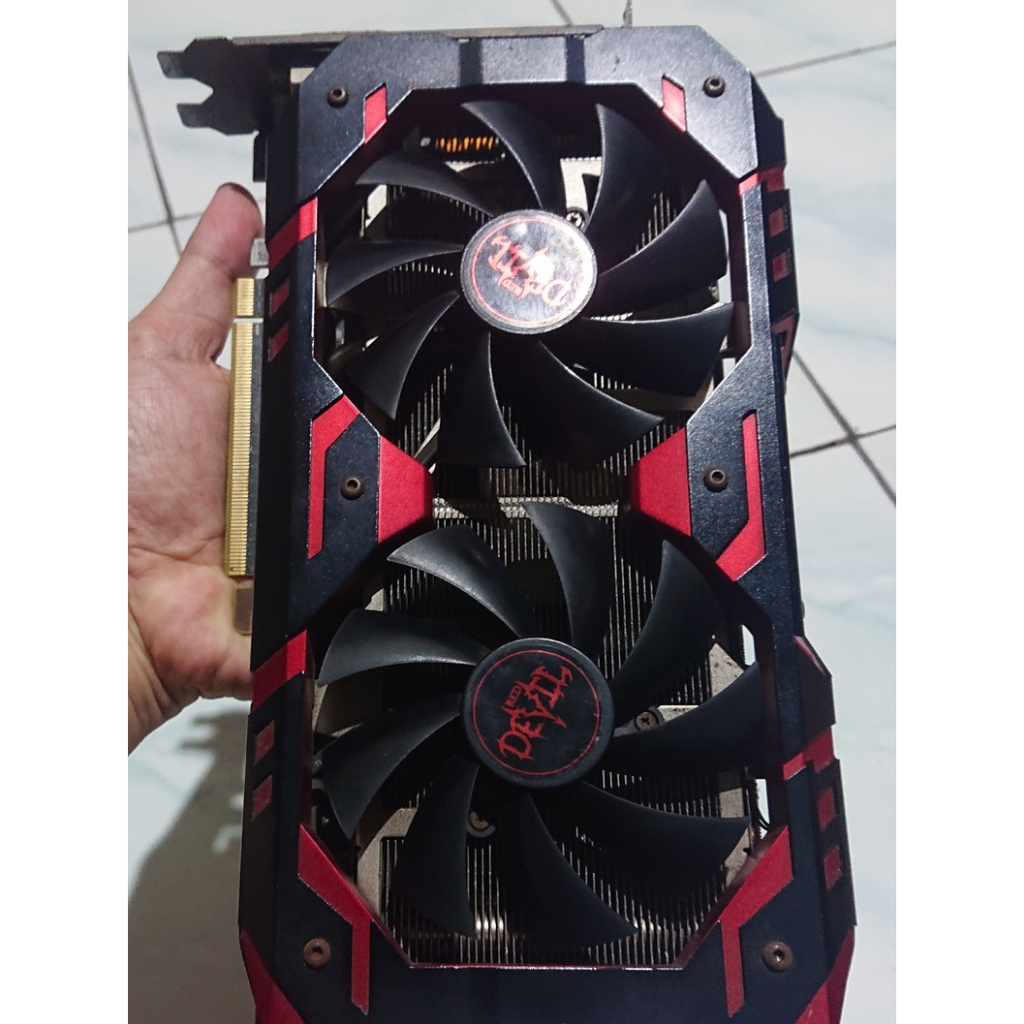 Jual VGA CARD RED DEVIL RX 580 8GB 256bit Gddr5 | Shopee Indonesia