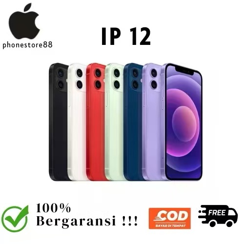 Jual IPHONE 12 128GB/64GB Fullset Second Ex Inter Jaringan Aman Bergaransi | Shopee Indonesia