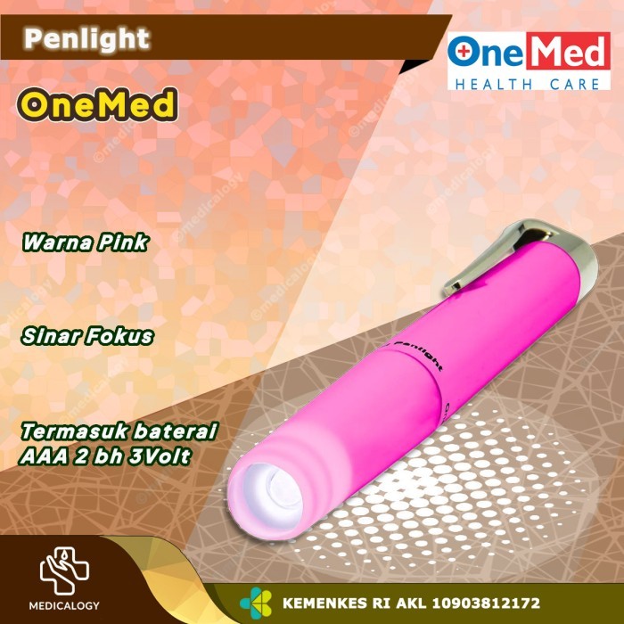 Jual Onemed Penlight PInk | Shopee Indonesia