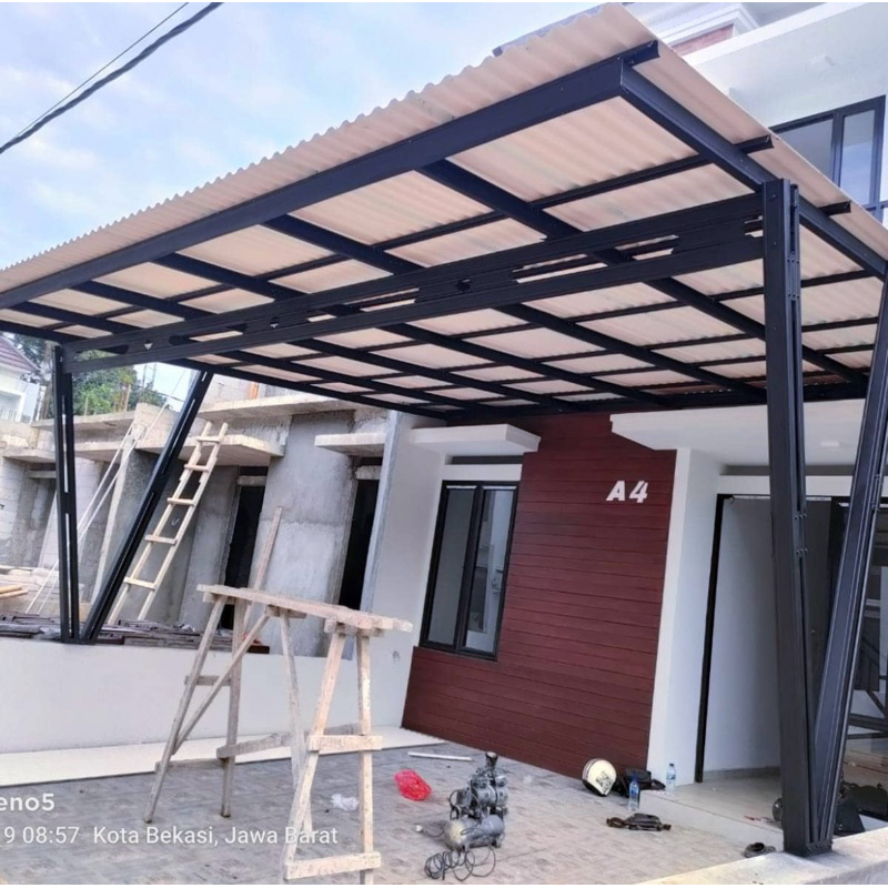 Jual kanopi baja ringan atap Alderon rs single layer | Shopee Indonesia