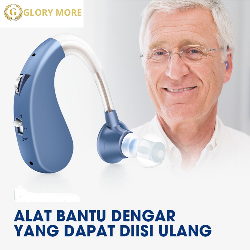 Jual GLORY MORE - Rechargergeable Alat Pendengaran Telinga Alat Bantu Dengar Mini Digital ...