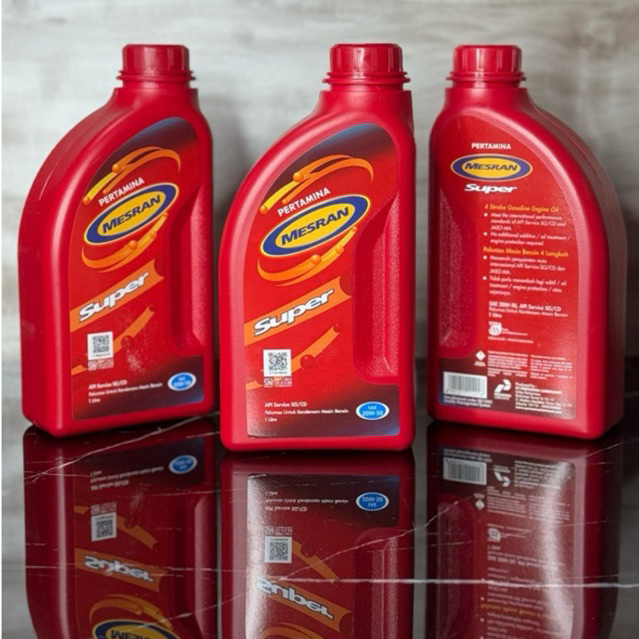 Jual Oli Pertamina Mesran Super SAE 20W-50 1liter Original | Shopee Indonesia