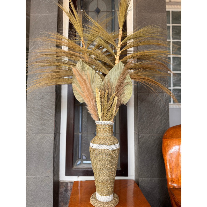 Jual new paket decorasi rustic vas 40 new dan rayung stik 120 cm ...