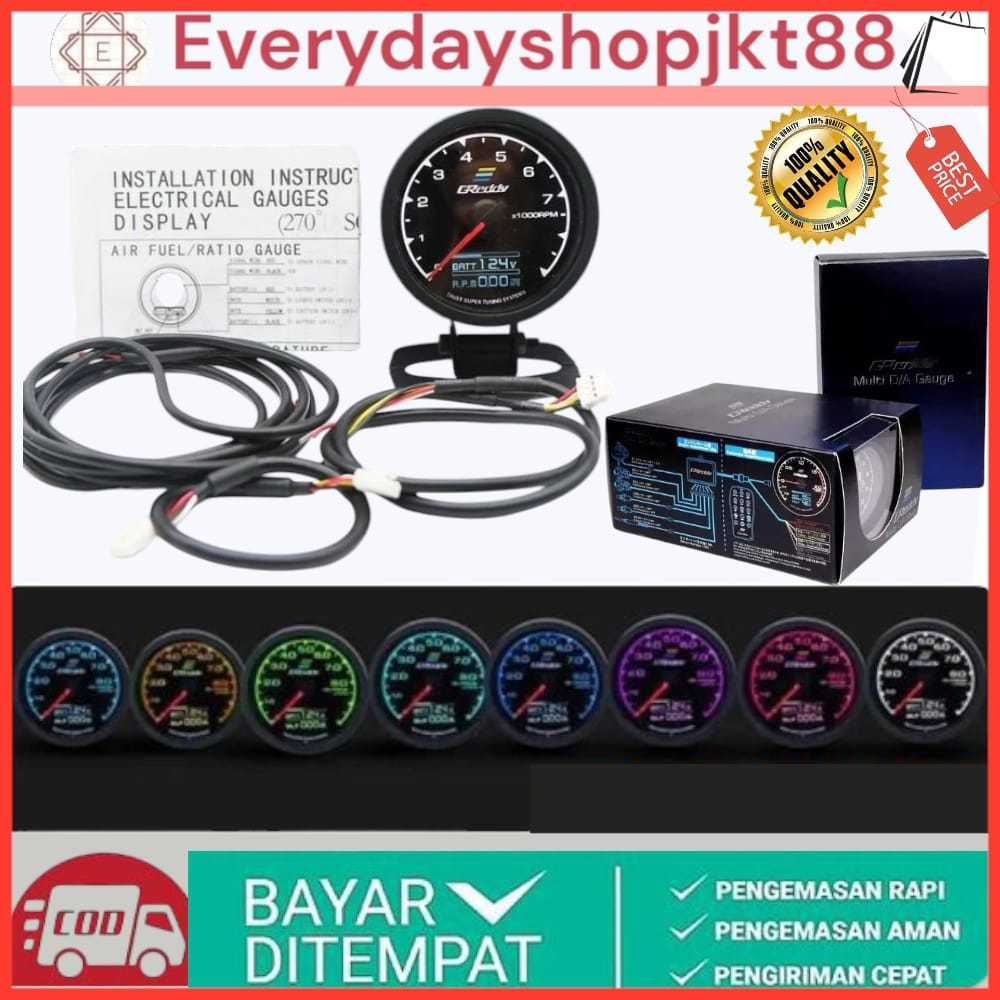Jual Indikator Greddy Gauge 7 warna | Shopee Indonesia