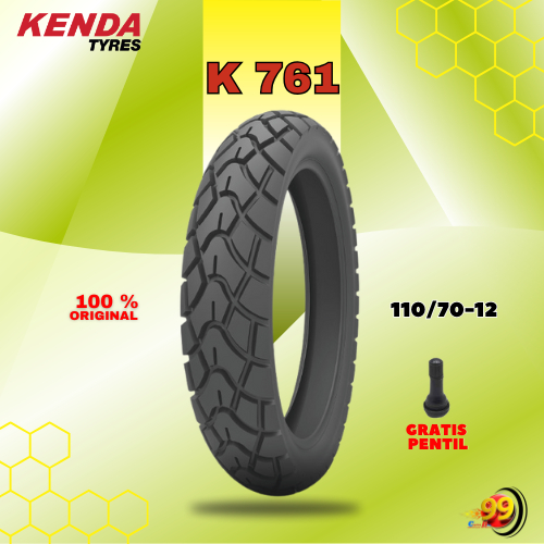 Jual Ban Motor Vespa Matic KENDA COOL K761 110/70 Ring 12 Tubeless | Shopee Indonesia
