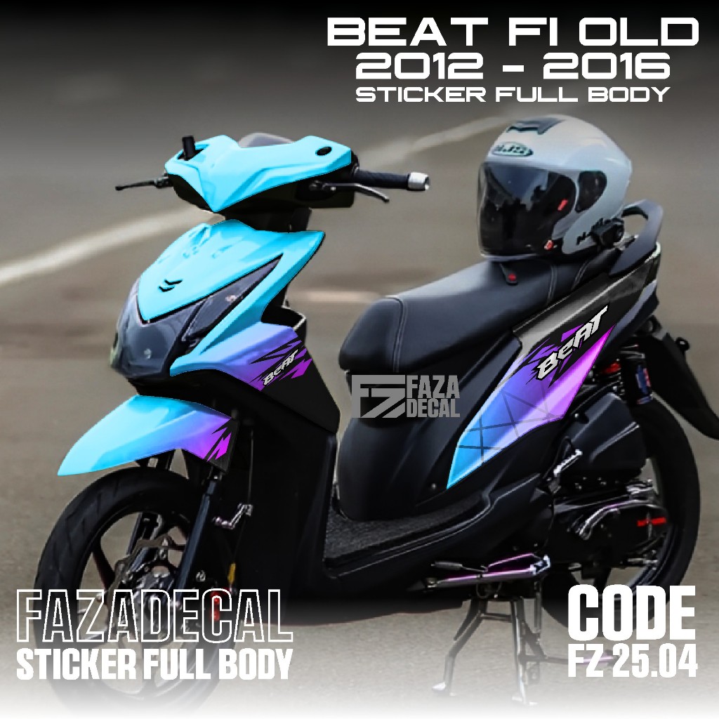 Jual FAZA DECAL - Terbaru Decal Sticker Beat FI Old 2012 2013 2014 2015 ...