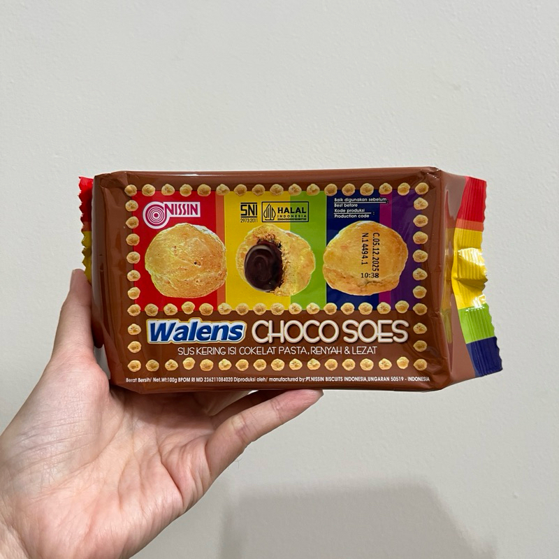 Jual Nissin Wallens Choco Soes, kue sus coklat nissin Snack | Shopee ...