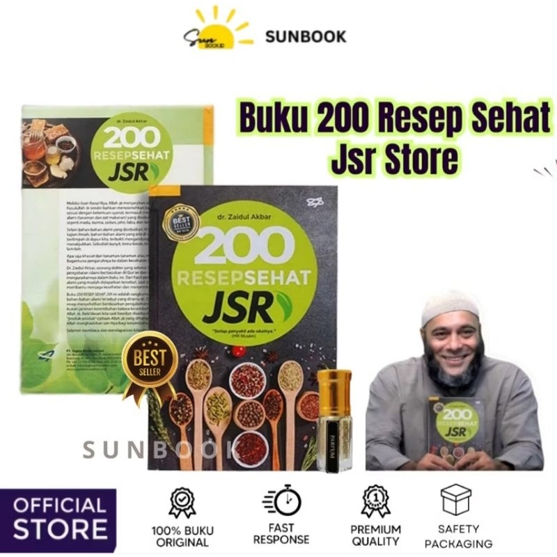 Jual BUKU ORIGINAL 200 RESEP SEHAT JSR ZAIDUL AKBAR FULL COLOR | Shopee Indonesia