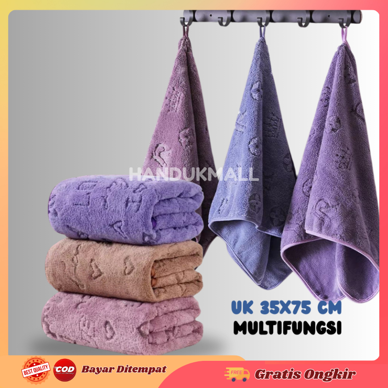 Jual Handuk Muka 35x75 Wajah Olahraga Unisex Salon Perlengkapan Kamar ...