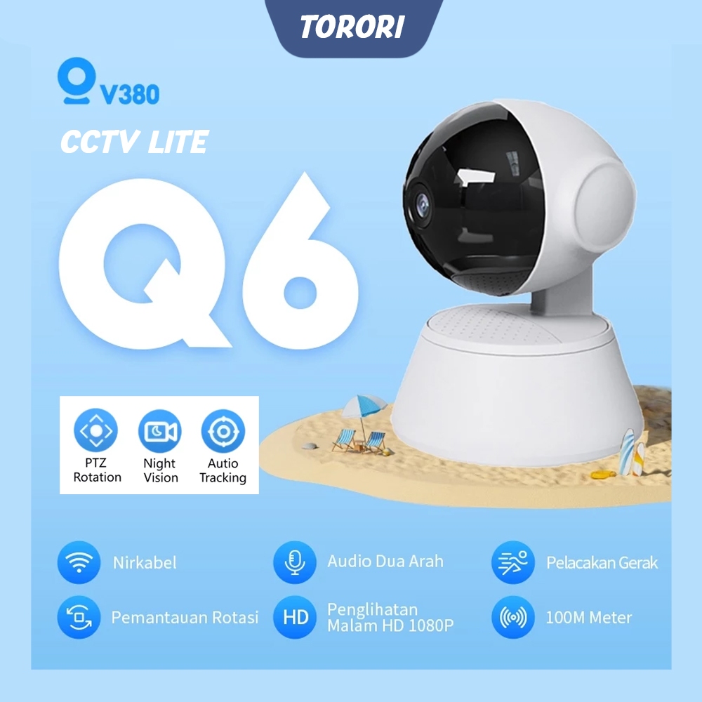 Jual (BISA COD) CCTV LITE 1080P 360 Derajat HD Panorama 3D WiFi ...