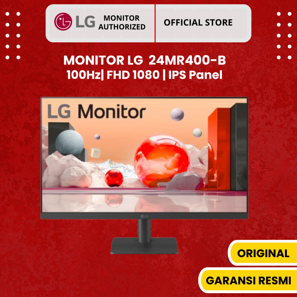 Jual LG Monitor 100HZ 24MR400-B 24" Screen | 100Hz Refresh Rate | Full ...