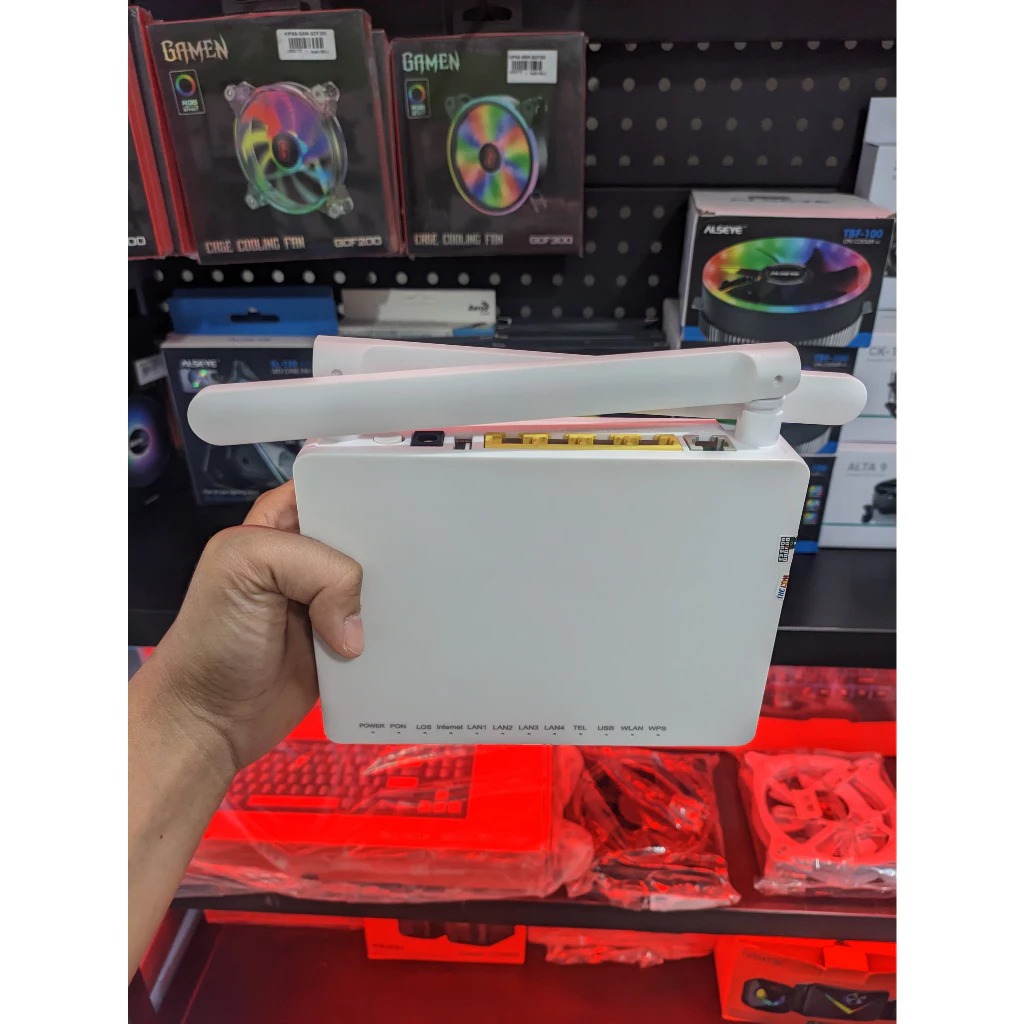 Jual Modem ZTE F663 EPON - GPON - XPON ONT ZTE F663NV3a + Adaptor ...