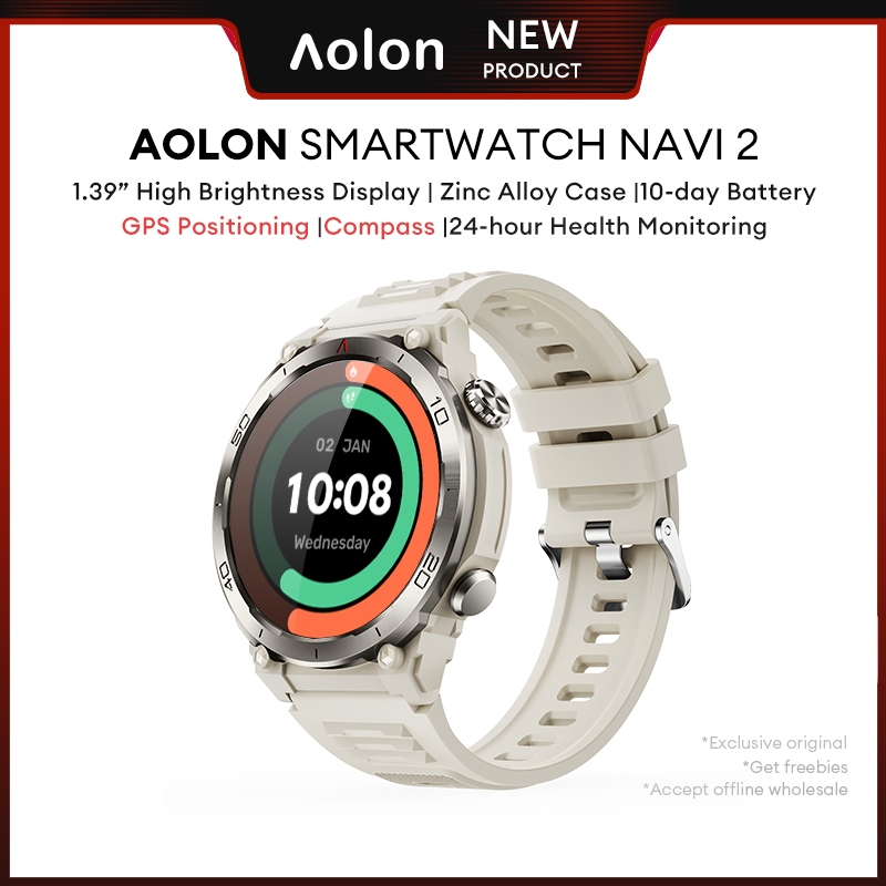 Jual Aolon Navi R2 Smart Watch GPS Tracking Map Bluetooth Call SOS IP68 ...