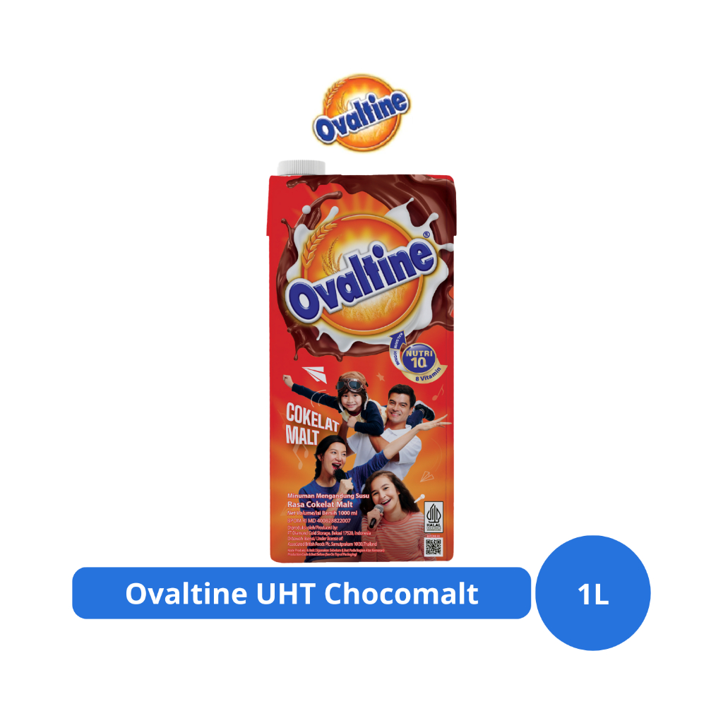 Jual Ovaltine UHT Chocomalt 1L | Shopee Indonesia
