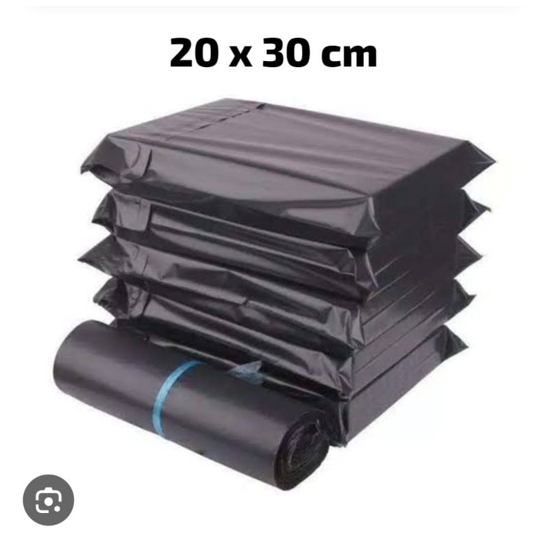 Jual Plastik Packing Polymailer Hitam ukuran 20 x 30 isi 100 lembar ...