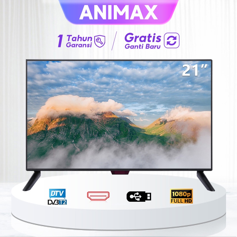 Jual Animax TV Digital 24 Inch FHD TV Led 19/20/21/22/24/25/27/30 inch ...