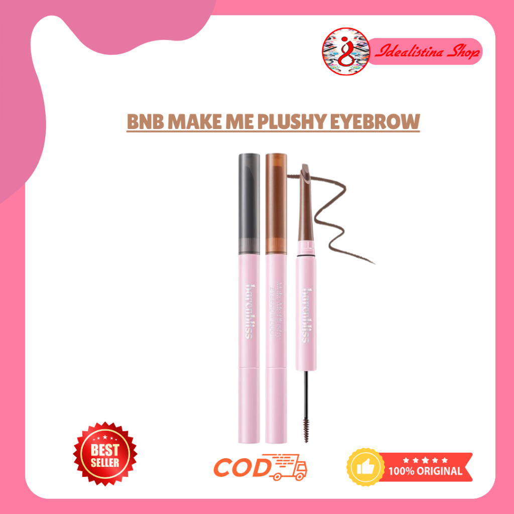Jual Barenbliss Make Me Plushy Eyebrow Duo 2-in-1 Pensil Alis & Browcara 24H Tahan Lama Tahan ...