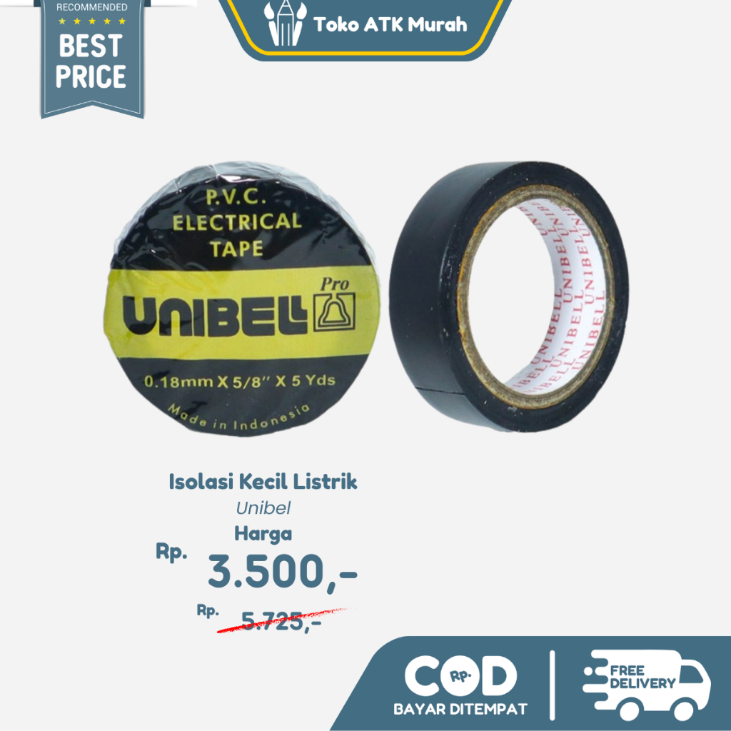 Jual Isolasi Unibel - Isolasi Kabel Listrik | Shopee Indonesia