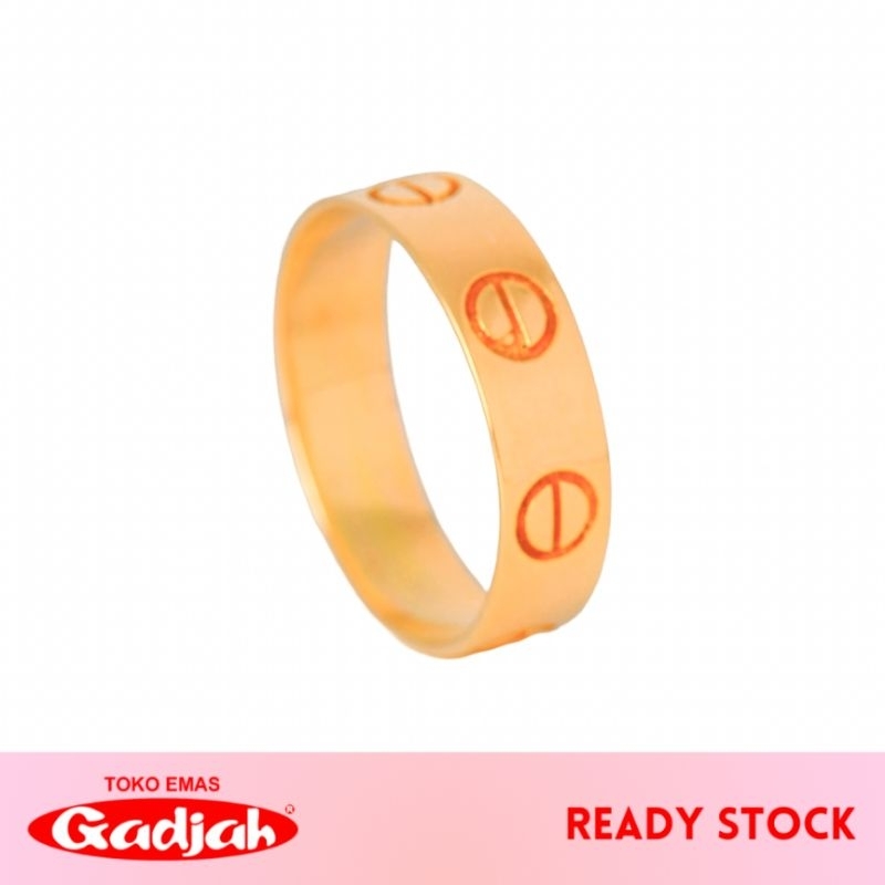 Jual Cincin Emas CRT Pipih - Toko Emas Gadjah | Shopee Indonesia