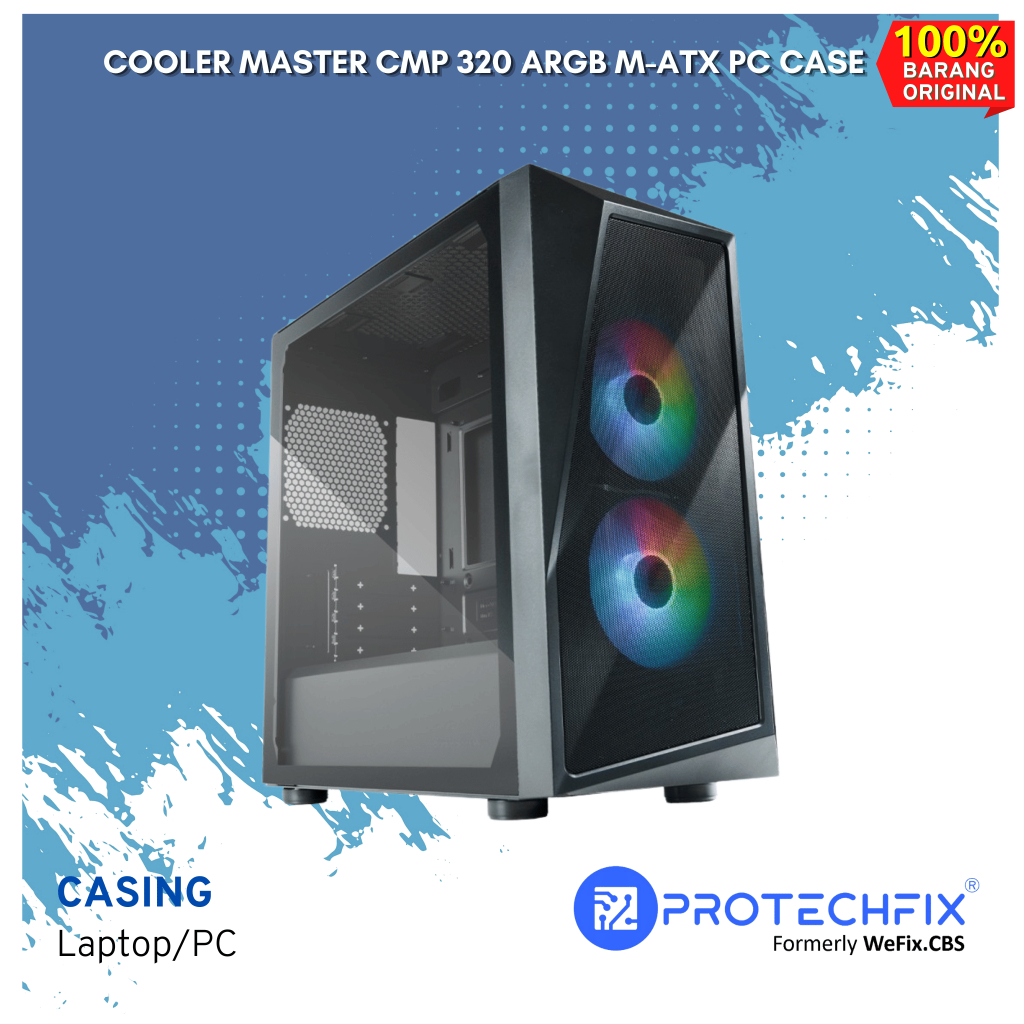 Jual Cooler Master CMP 320 ARGB M-ATX PC Case | Shopee Indonesia