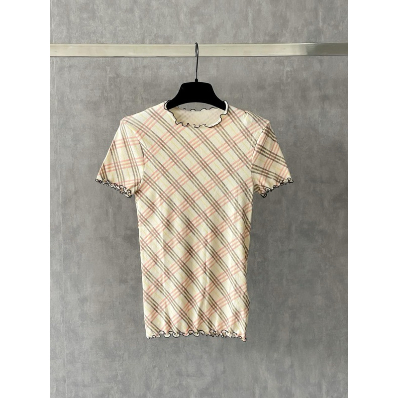 Jual BURB Teacup Stretch Top Beige | Shopee Indonesia