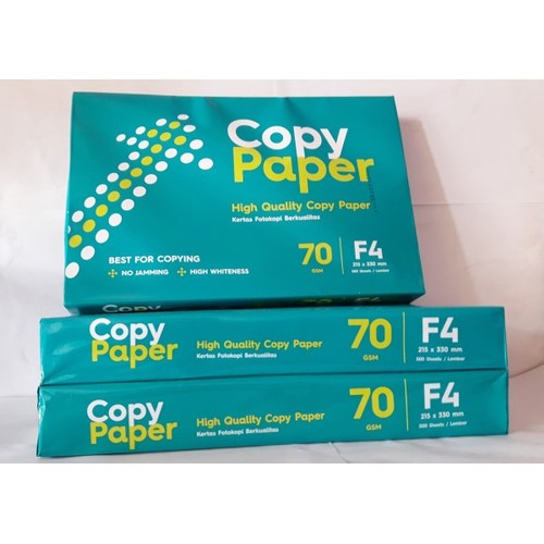 Jual Kertas HVS Copy Paper F4 75 gram per Rim 500 Lembar | Shopee Indonesia