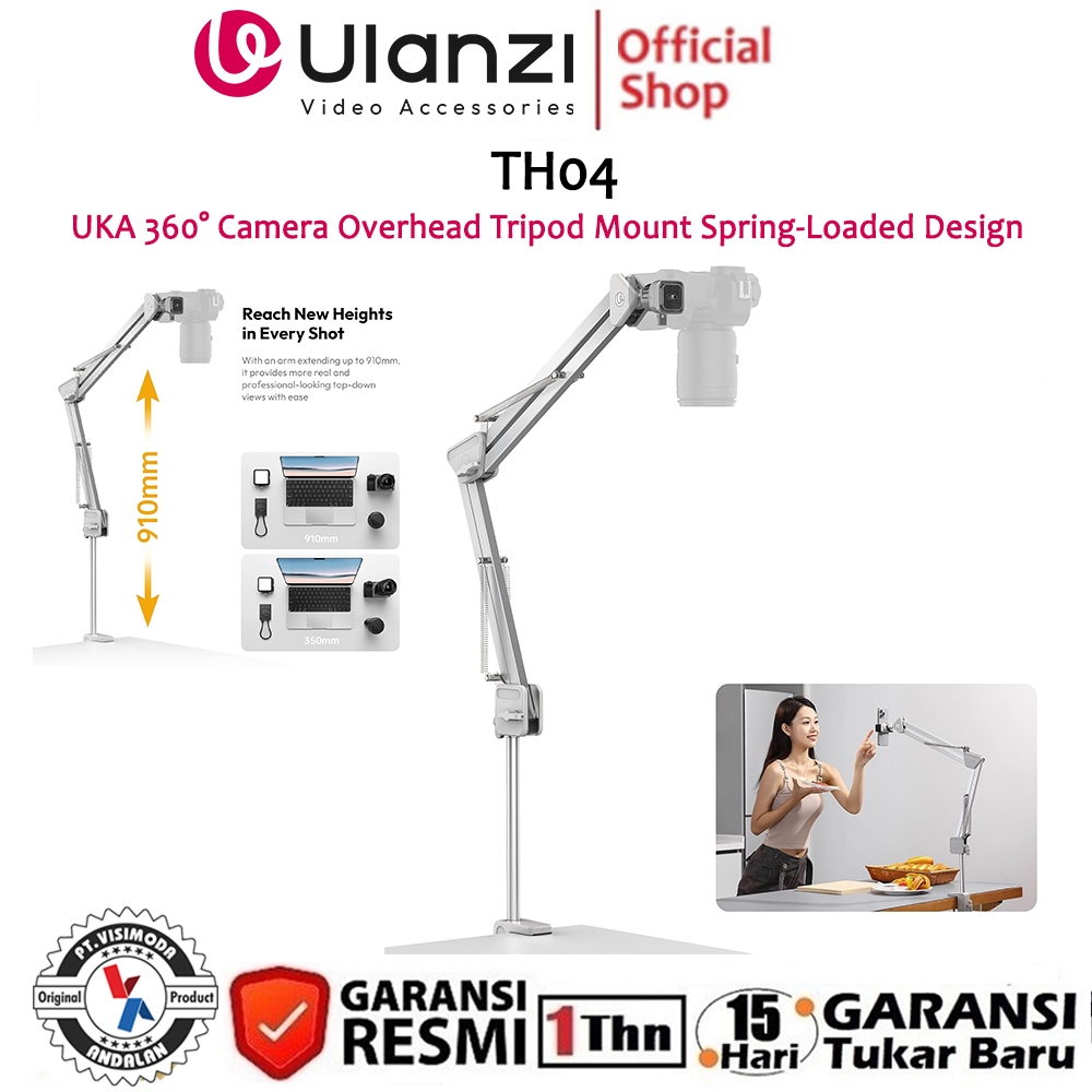Jual Ulanzi TH04 360° Camera Overhead Tripod Mount (T088) | Shopee Indonesia