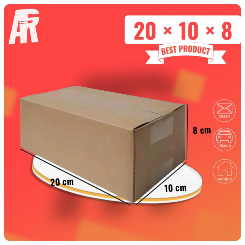 Jual kardus packing murah ukuran 20x10x8 | Shopee Indonesia