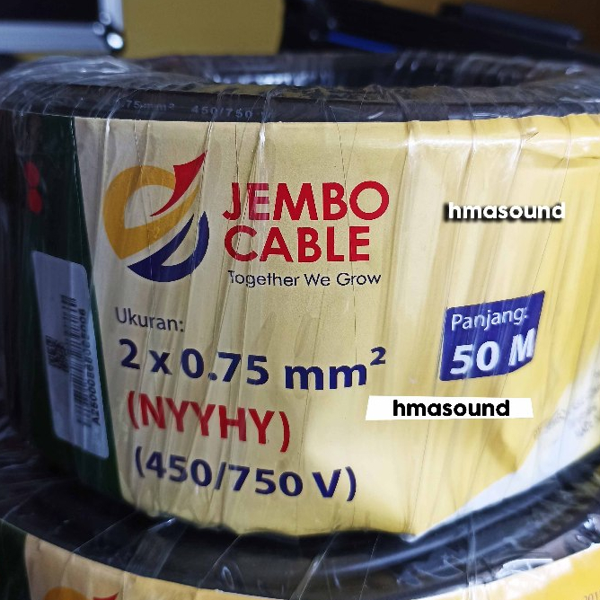 Jual Kabel Listrik Serabut Jembo NYYHY 2x0.75 2 x 0.75 mm 1roll 50m | Shopee Indonesia