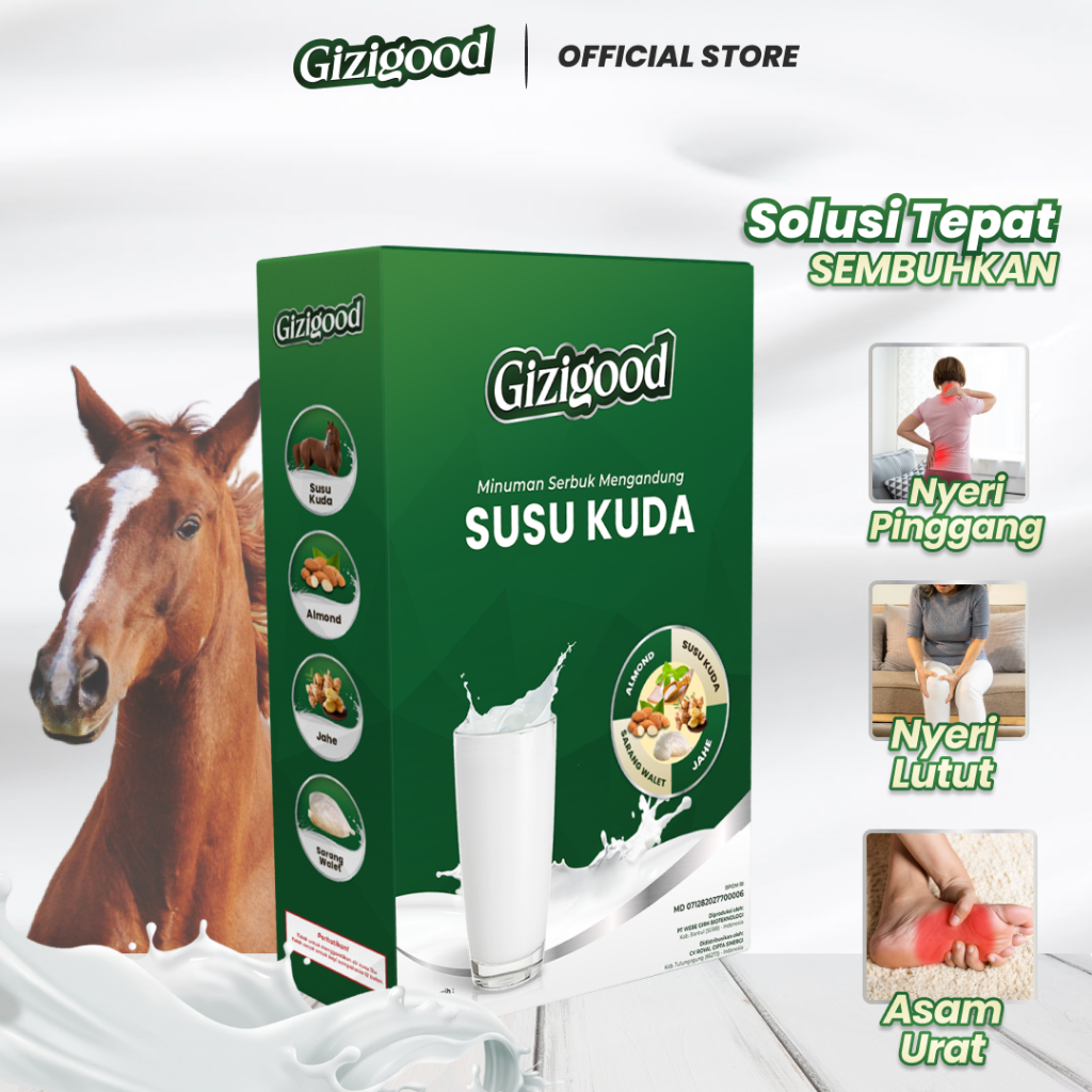 Jual Gizigood Susu Kuda Liar Sumbawa dengan Kolostrum untuk Tulang dan ...
