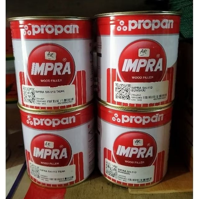 Jual IMPRA Wood Filler Propan/ Dempul Kayu 1 Kg Ramin, Sungkai ...