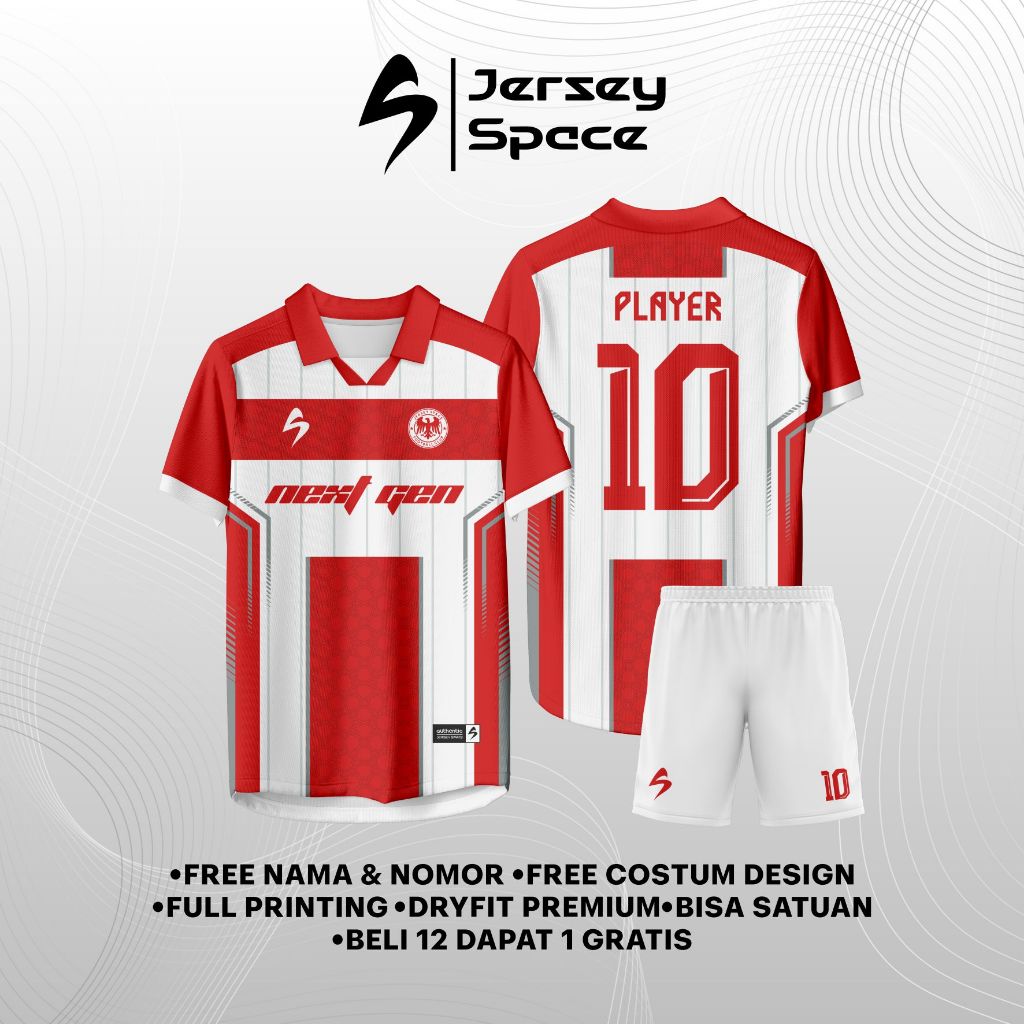 Jual JS67 - Jersey Olahraga Jersey Futsal Sepak Bola Full Printing Free ...