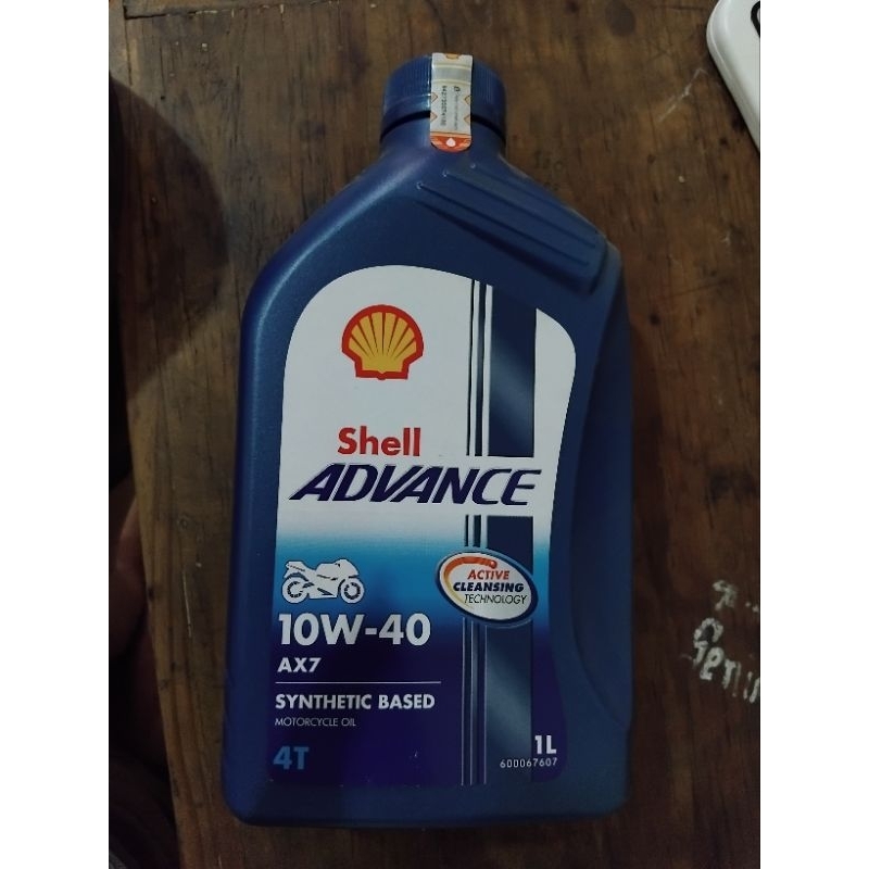 Jual Oli Shell Advance AX7 10W-40 1 Liter | Shopee Indonesia