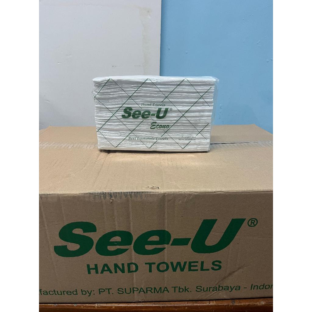 Jual UKURAN DUS ISI 20 - SEE U HANDTOWEL HIJAU 150'S | Shopee Indonesia