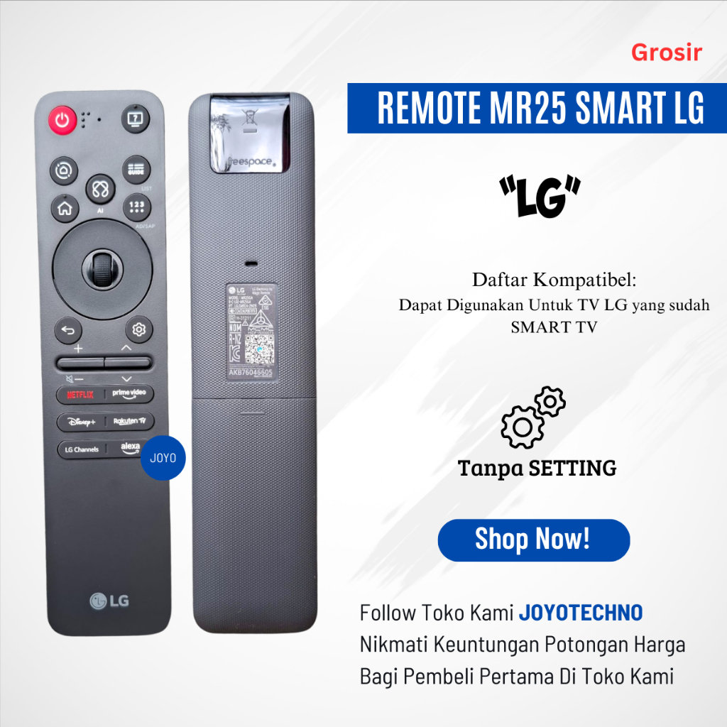 Jual REMOT MAGIC REMOTE TV LG MR25 SMART TV LG ORIGINAL LED LG | Shopee Indonesia