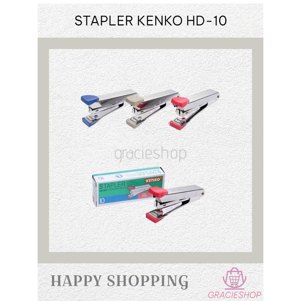Jual Stapler Kenko HD-10 / Stapler Stanless Steel HD - 10 / Hekter ...